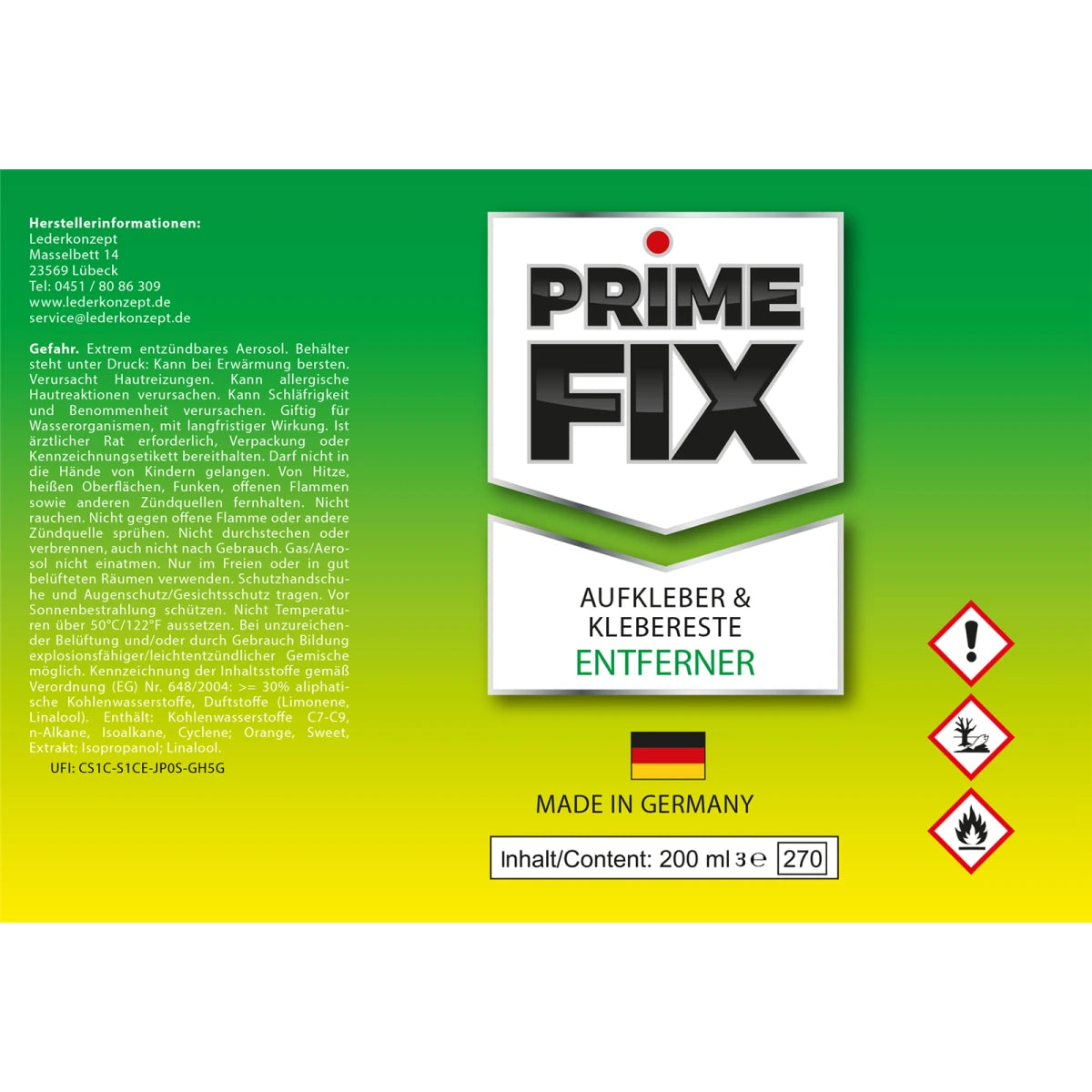 Prime Fix Klebstoffentferner 200ml – waerchzueg.ch